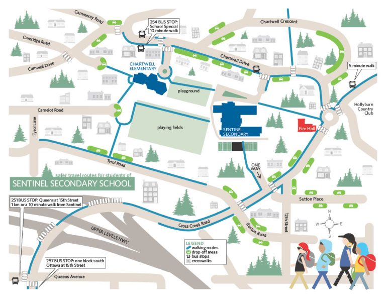 Getting Here | Sentinel Secondary School