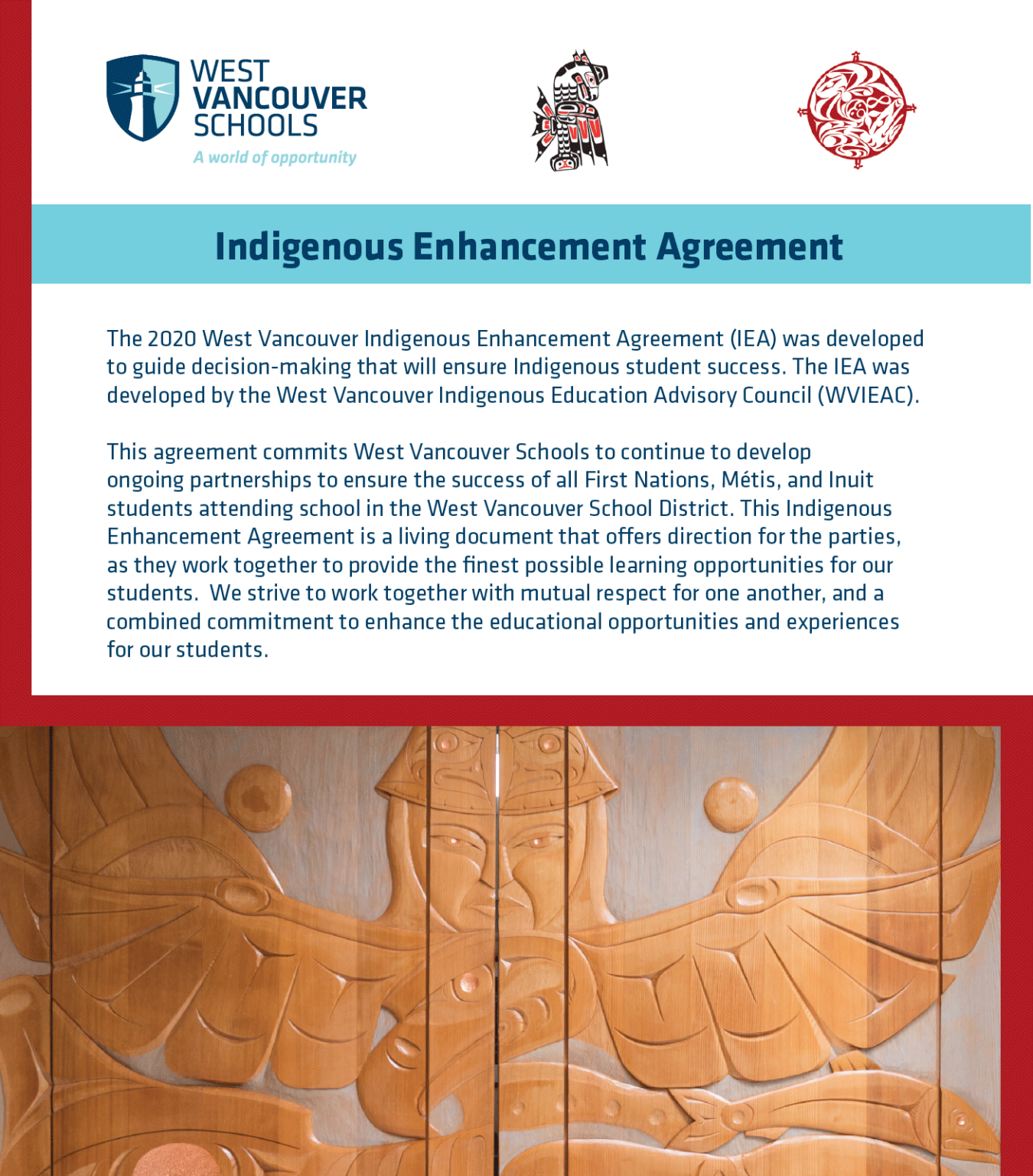 West Vancouver School District - Indigenous Education