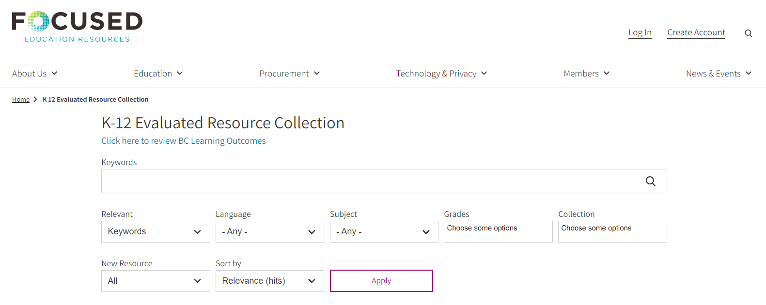Focused Education Resources (ERAC) | Libraries